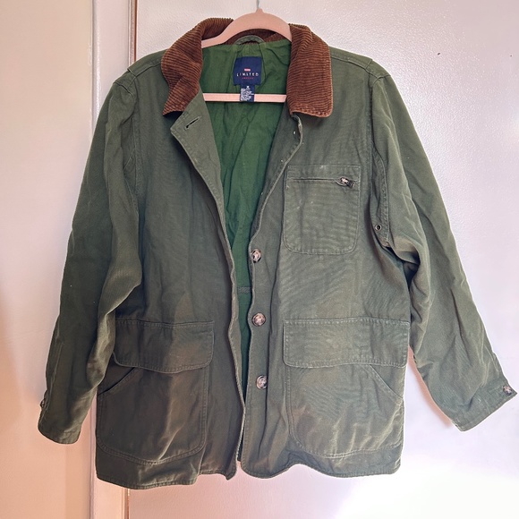 The Limited | Jackets & Coats | Vintage Green English Garden Coat ...